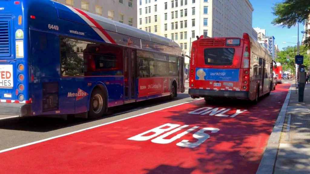DowntownDC | Priority Bus Lane Pilot Comes to DowntownDC | DowntownDC