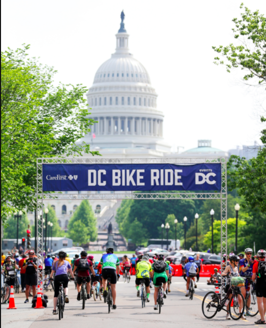 50 States Bike Ride Dc Map - Map