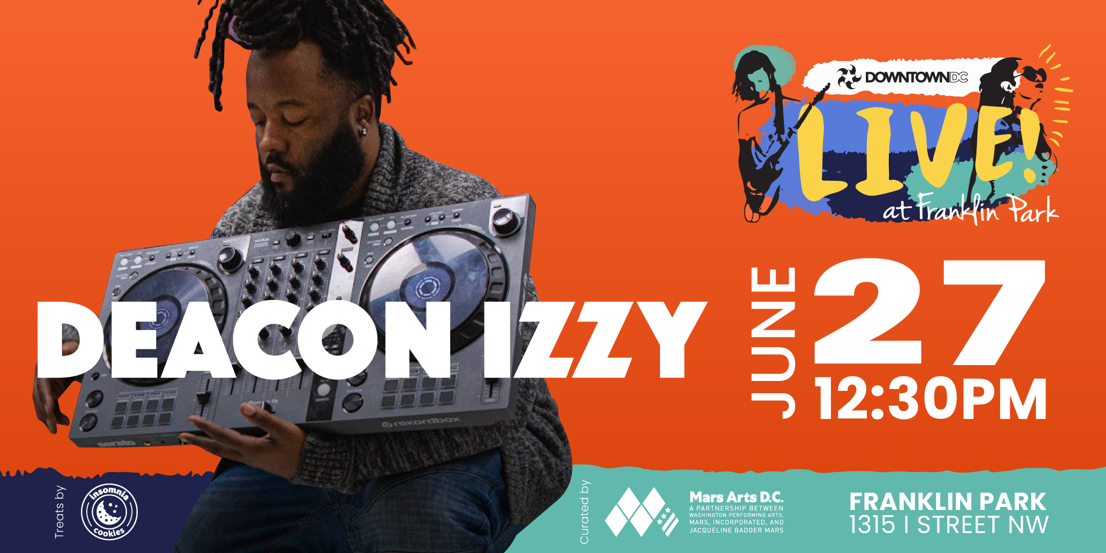 DowntownDC Live: Deacon Izzy - June 27, 2024 - Downtown DC