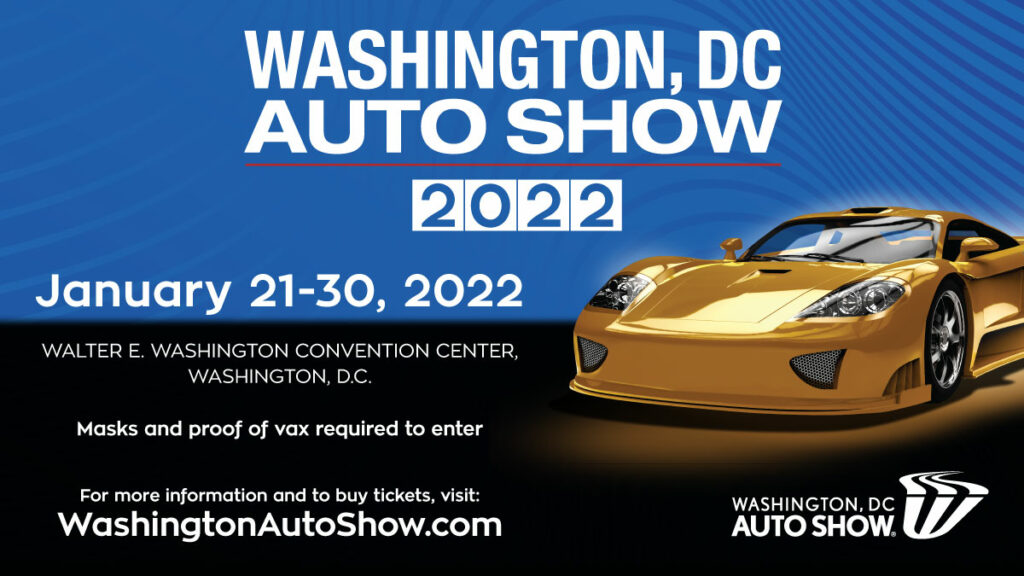 Washington, DC Auto Show - January 21, 2022 - Downtown DC