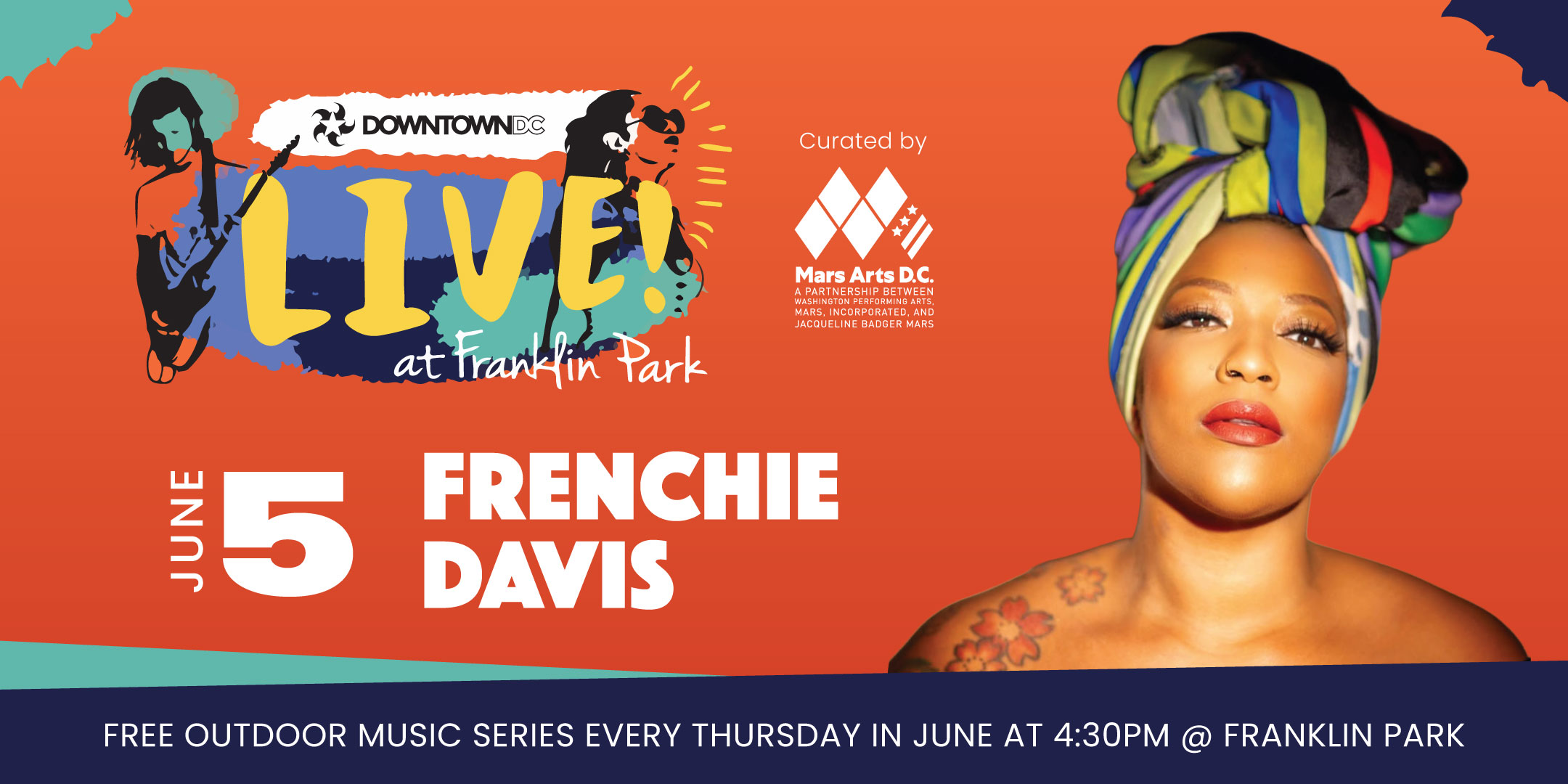 DowntownDC Live 2025: Frenchie Davis - June 5, 2025 - Downtown DC