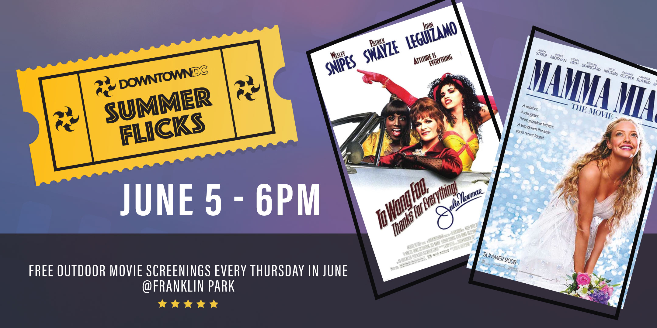 DowntownDC Summer Flicks 2025: To Wong Foo, Thanks for Everything ...