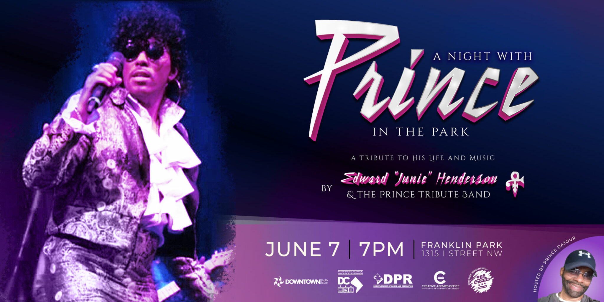 A Night with Prince in the Park - June 7, 2023 - Downtown DC