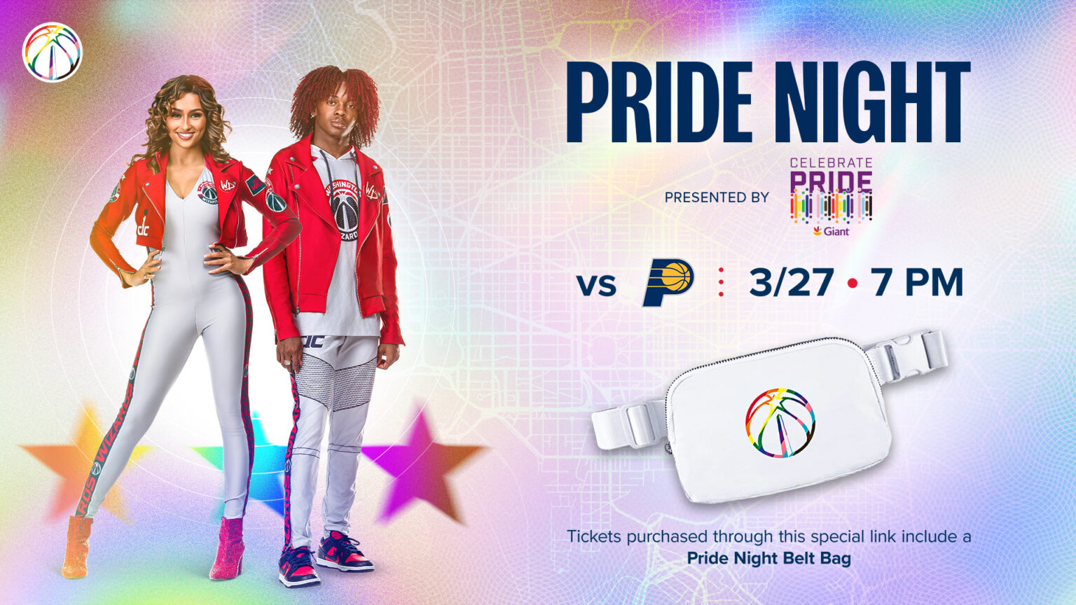 Washington Wizards Pride Night 2025 - March 27, 2025 - Downtown DC