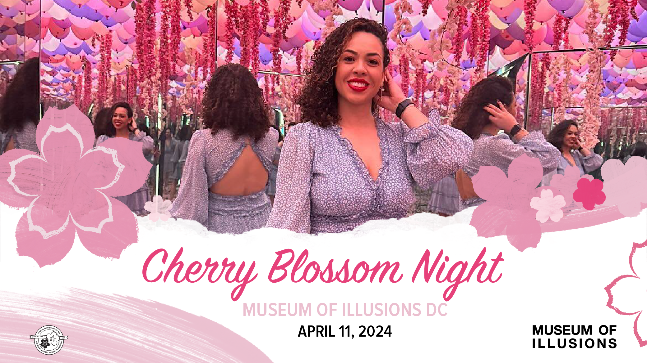Cherry Blossom Date Night at Museum of Illusions - April 11, 2024 ...