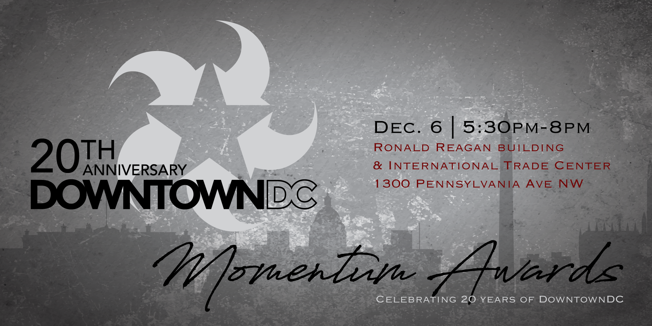 Celebrate DowntownDC at the 20th Anniversary Momentum Awards - December ...