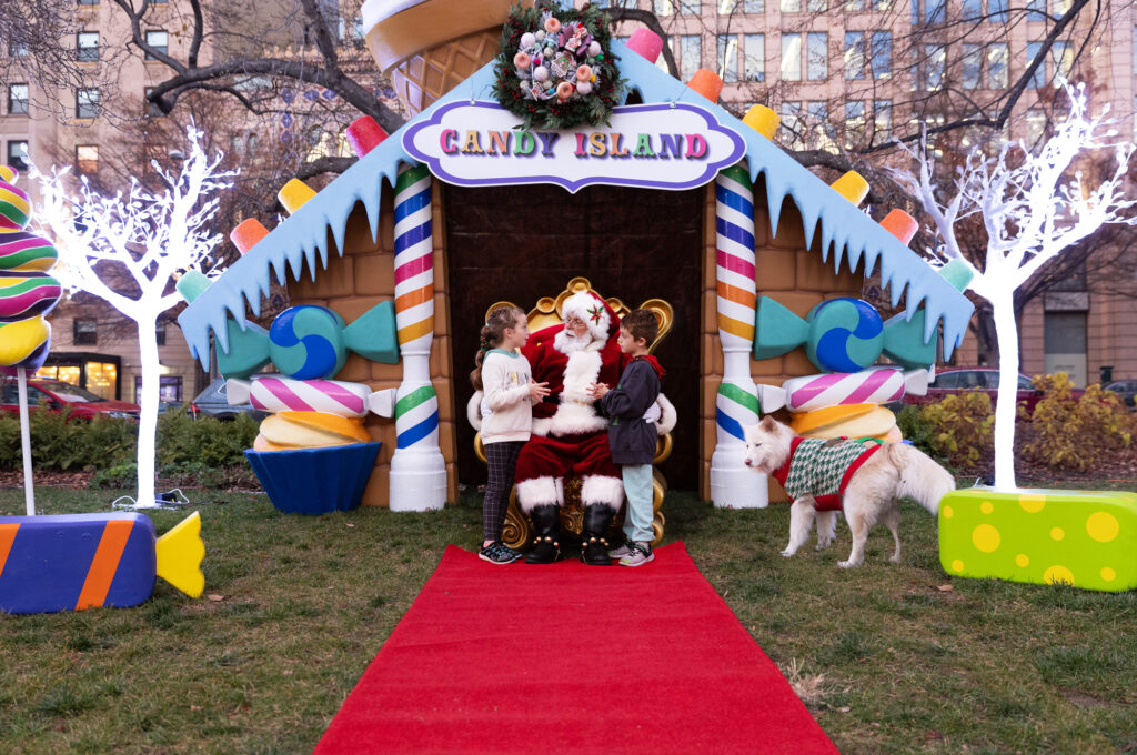 Santa Visits Frosted